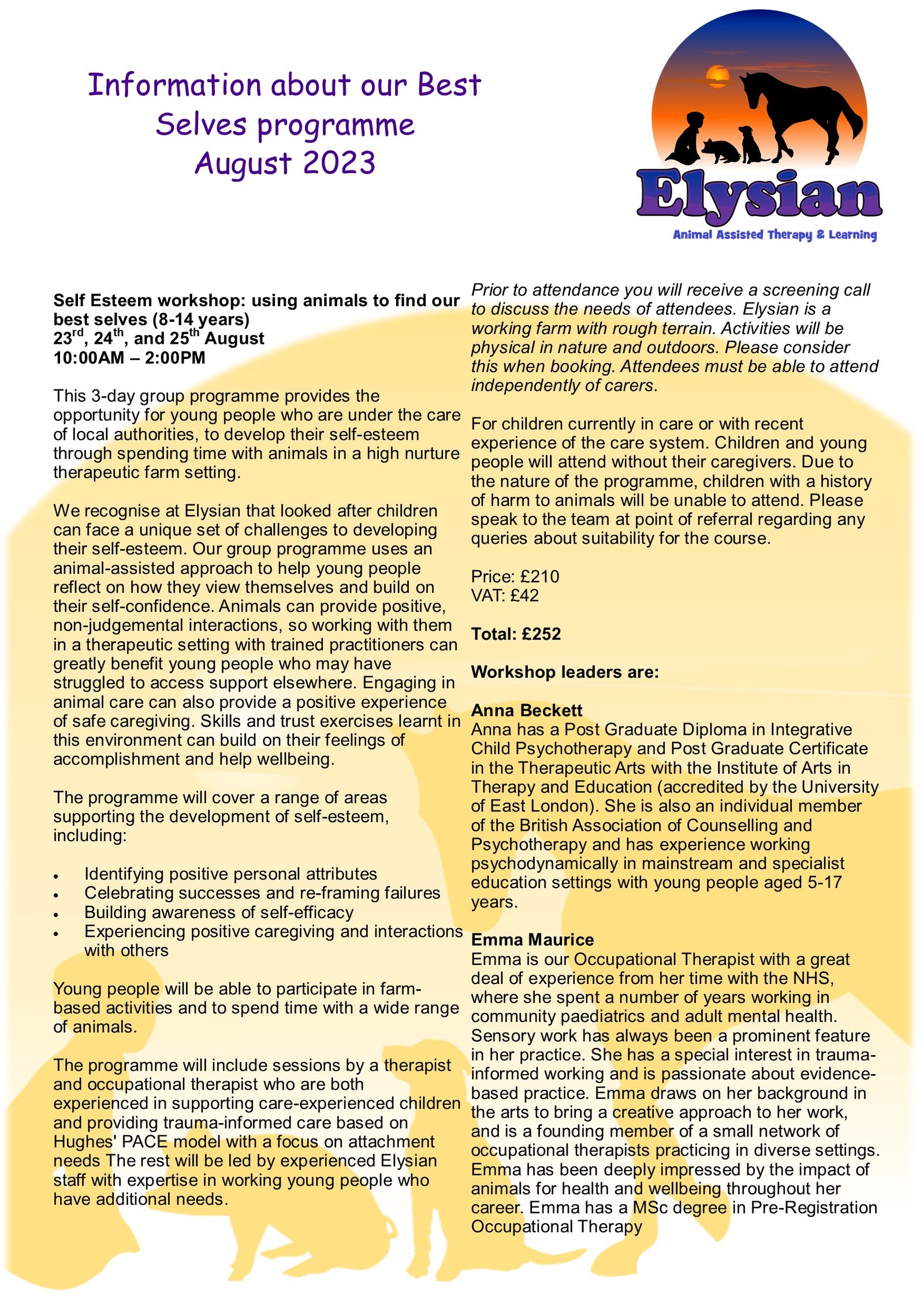 Weekend & Holiday Events – Elysian